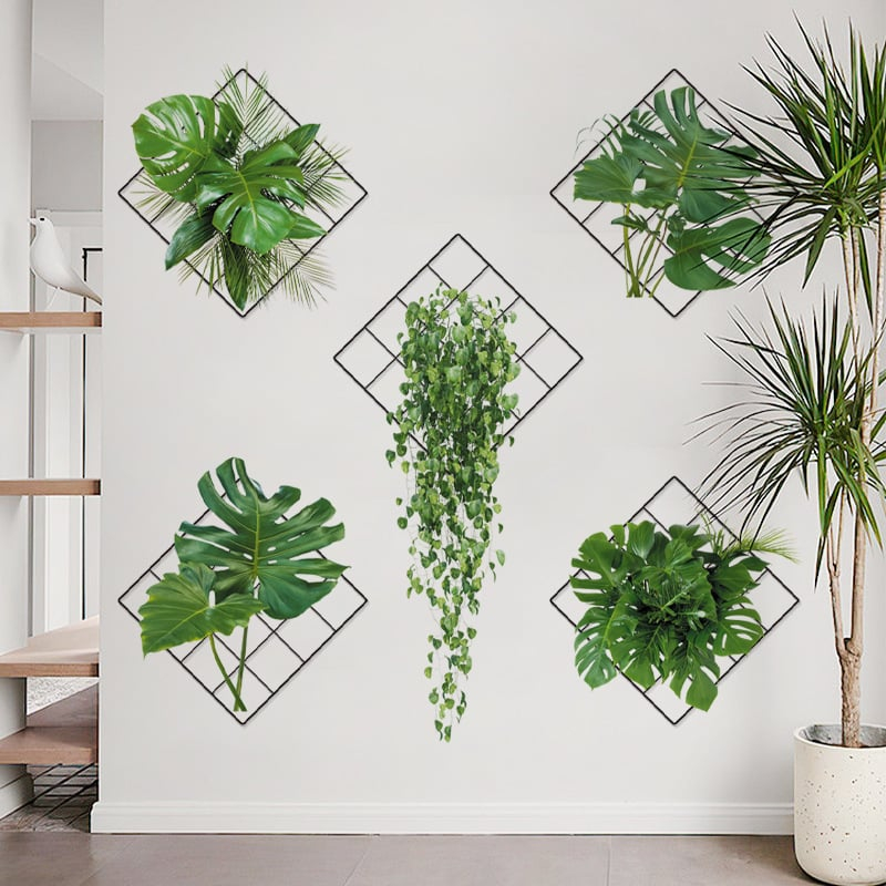 Niche Scraper - 3D Green Plant Wall Stickers
